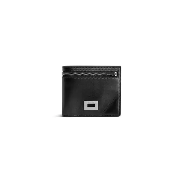 Balenciaga Rodeo Square Folded Wallet - Black