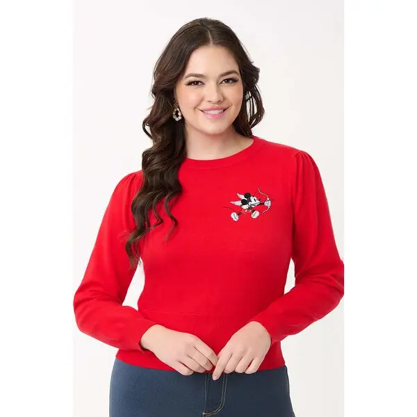 Unique Vintage Embroidered Long Sleeve Sweater