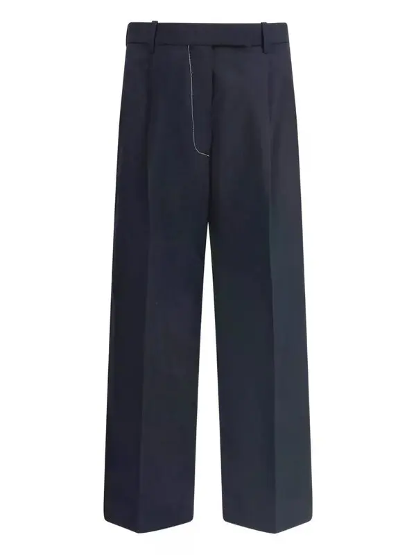 Thom Browne High-waisted Straight Trousers