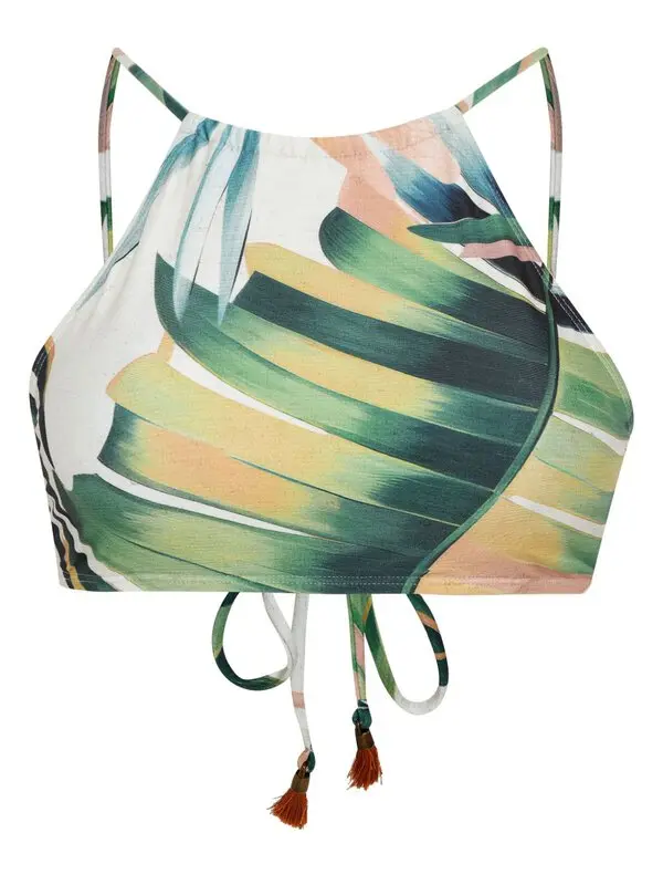 LYGIA & NANNY Ilana Bikini Top - Green