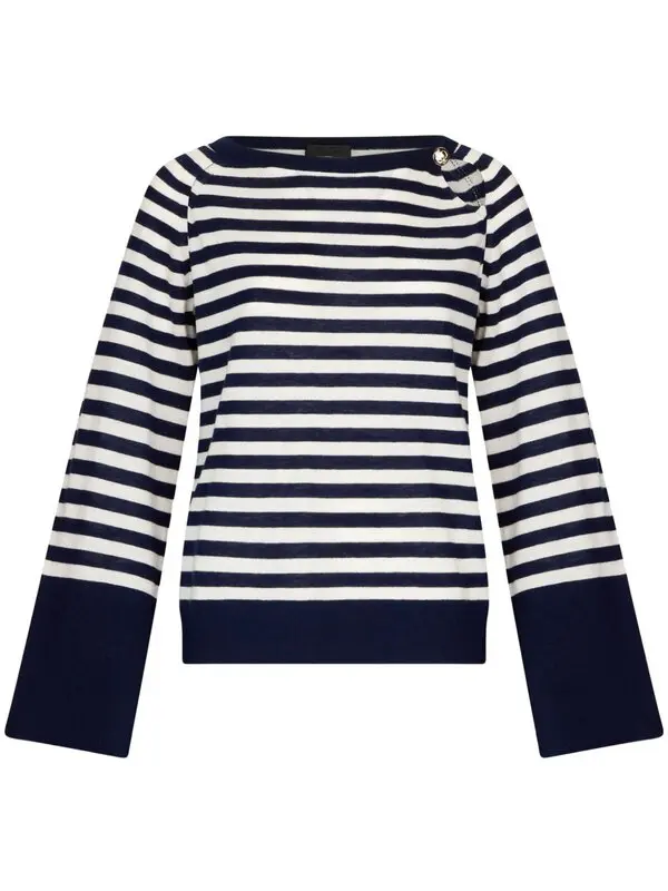 Liu Jo Striped Jumper - Blue