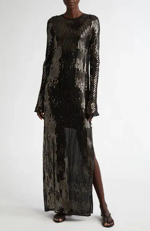 sachin and babi light blue dress Johanna Ortiz Actitud Nautica Sequin Tunic Dress In Black/ Dark Gold - 89%  Off