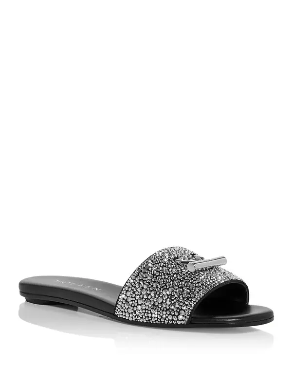 Alexander McQueen Embellished Slide Sandals