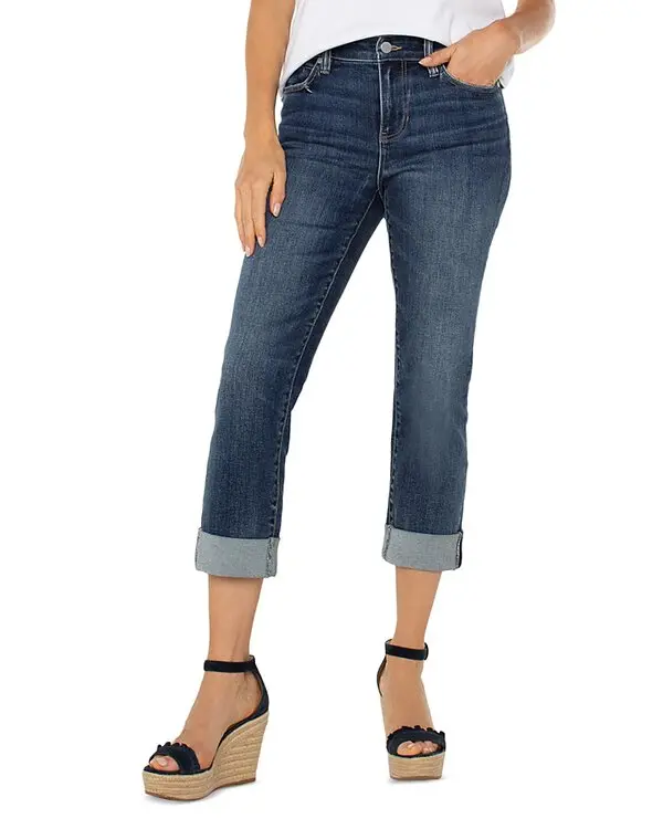 LIVERPOOL Charlie Mid-rise Crop Jeans