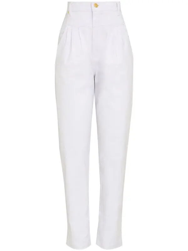 AMAPO Pleat-detailing Tapered Trousers