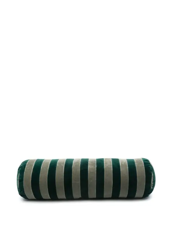CHRISTINA LUNDSTEEN Stripe Bolster Cushion - Green
