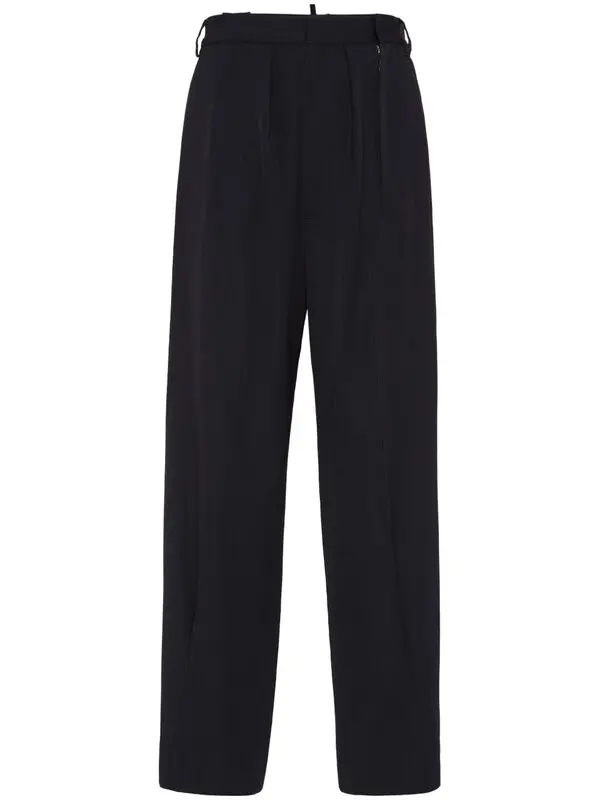 Dsquared2 Virgin Wool Straight-leg Trousers