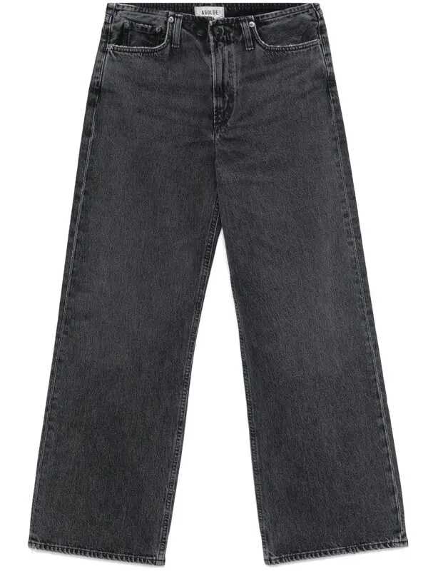 AGOLDE Lex Straight Leg Jeans - Grey