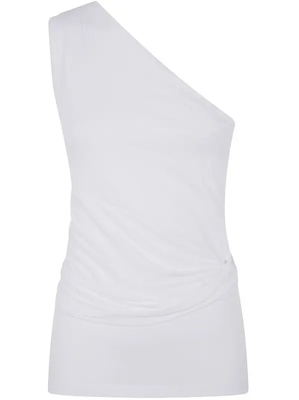 Patou One Shoulder Top - White