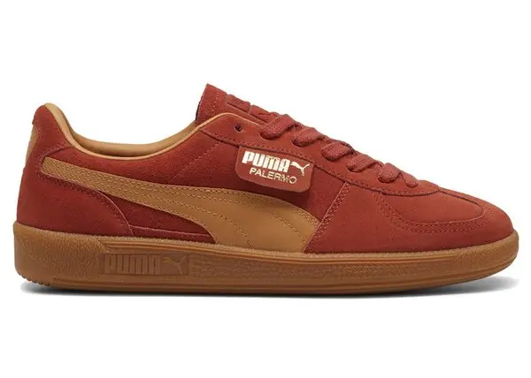 PUMA Palermo Sneakers - Mars Red/caramel Latte/gum