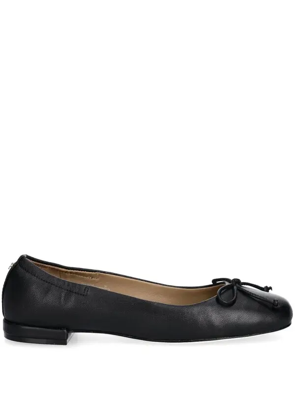 Hugo Boss Bow-detail Ballet Flats - Black