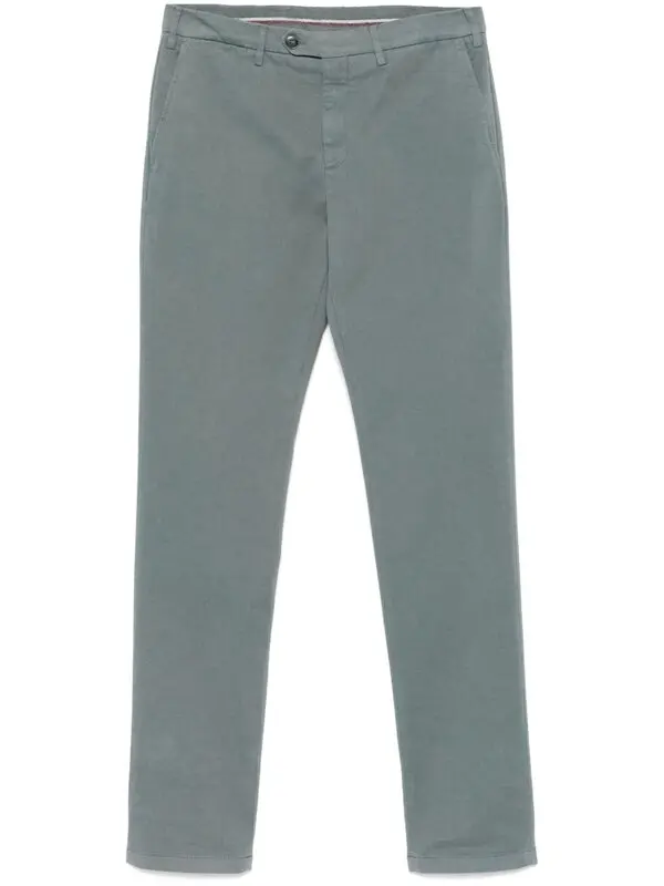 Canali Gabardine Trousers - Green