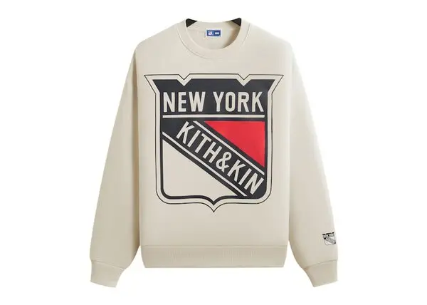 Kith X New York Rangers Shield Nelson Crewneck Sweatshirt