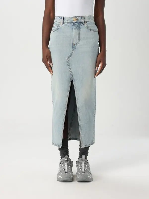 Balmain Denim Skirt