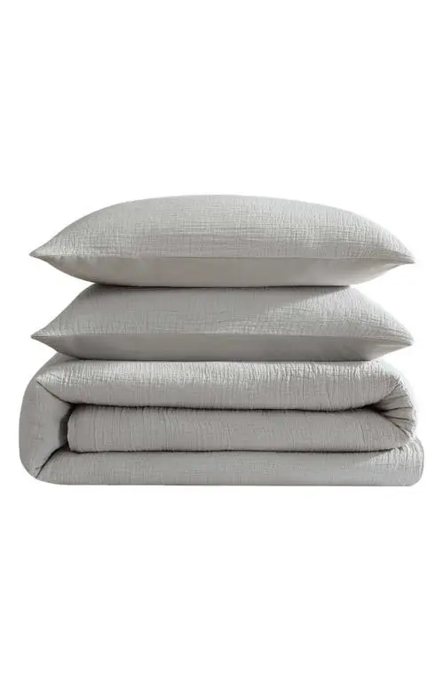 CALVIN KLEIN HOME Washed Textured Reversible Cotton Comforter Set