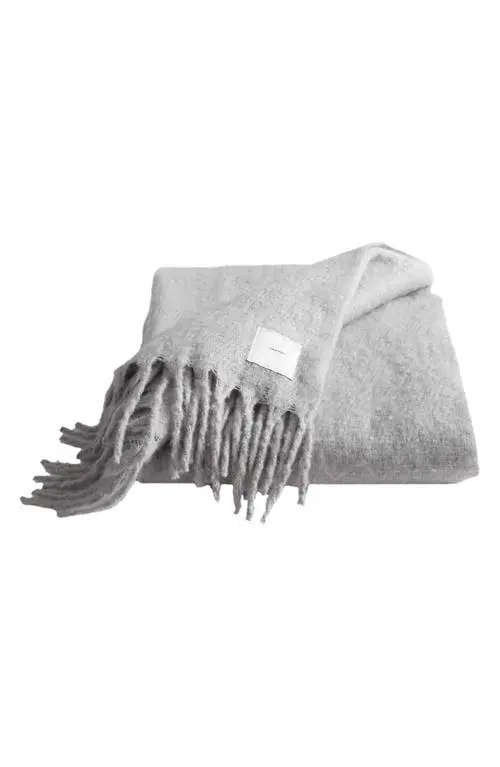 CALVIN KLEIN HOME Faux Mohair Throw Blanket