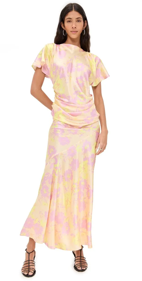LEE MATHEWS Annette Drape Dress