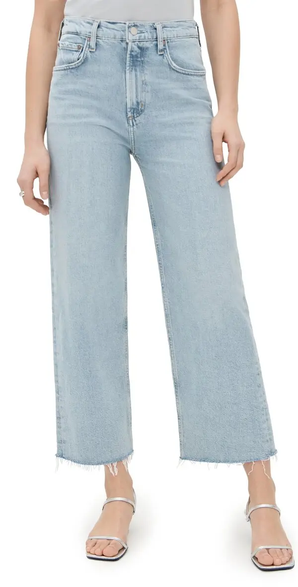 AGOLDE Ren High-rise Wide-leg Jeans