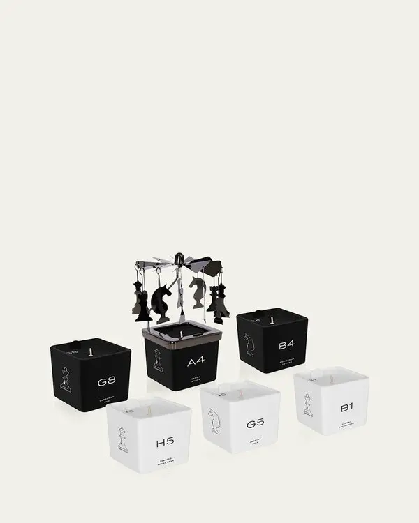 MIND GAMES Votive Candles & Carousel Set