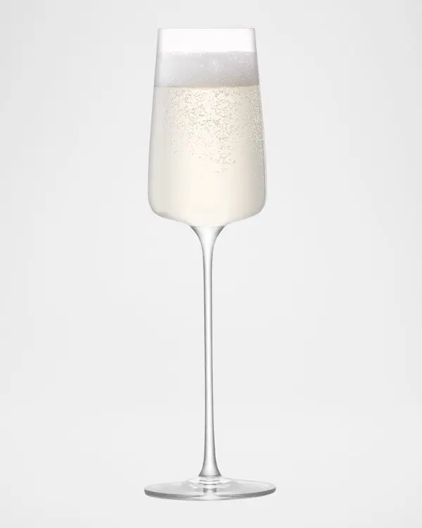 LSA Metropolitan Champagne Flutes, 8 Oz. Set Of 4
