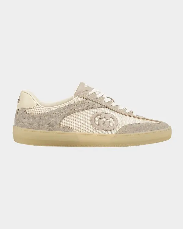 Gucci G75 Interlocking G Low-top Sneakers - Beige/sand