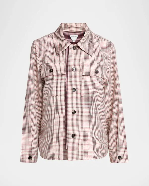 Bottega Veneta Check Button-down Shirt - Multicolor