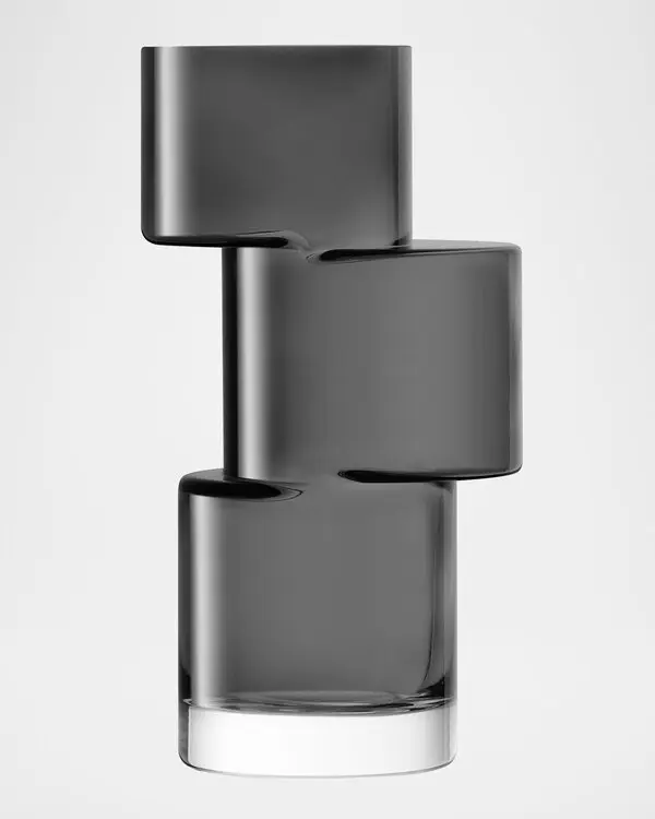 LSA Tier Vase, 10.25 - Slate Grey