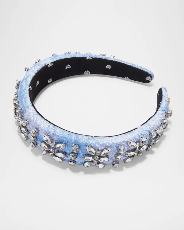 Lele Sadoughi Alice Crystal Brocade Headband