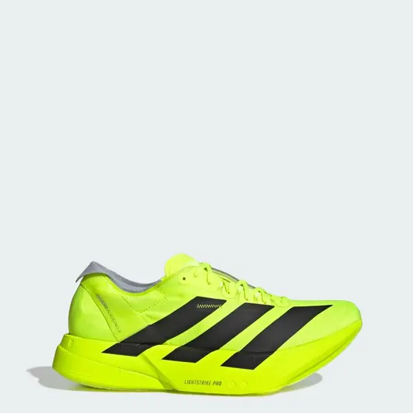 Adidas Adizero Adios Pro 4 Shoes - Lucid Lemon / Core Black / Halo Silver