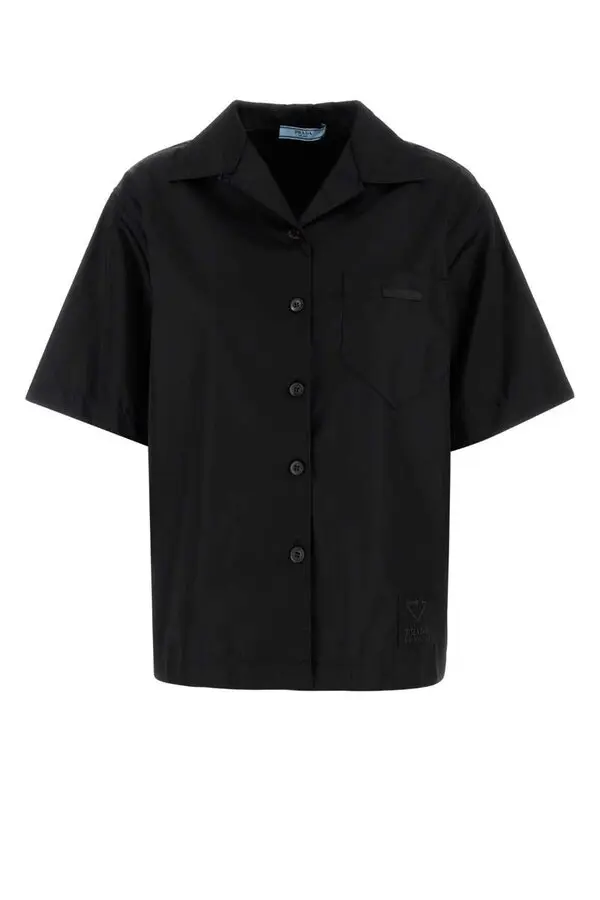 Prada Gabardine Shirt - Black