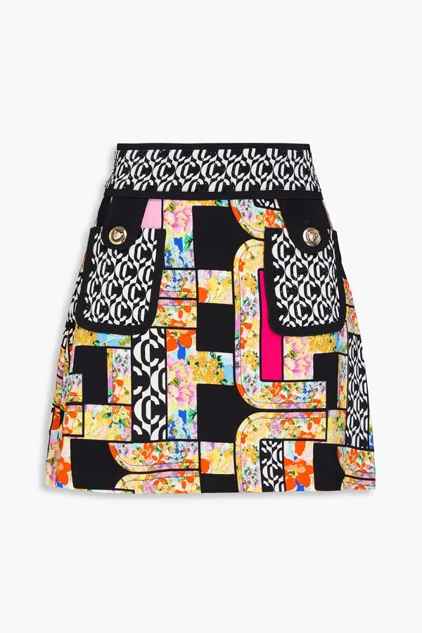 Camilla Patchwork-effect Mini Skirt