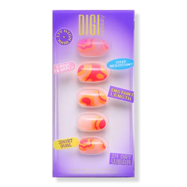 DIGI BEAUTY Lava Lamp Press-on Nails