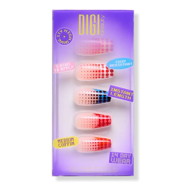 DIGI BEAUTY Talk A Dot Press-on Nails