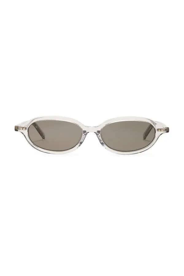ST. AGNI 90s Slim Oval Sunglasses