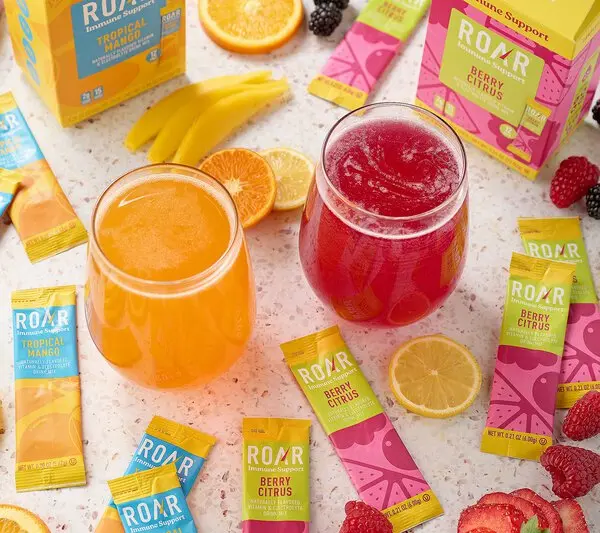 ROAR ORGANICS Roar Immune Support 24 Packets Vitamin Drink Mix