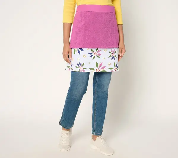 TEMP-TATIONS Apron Skirt With Towels