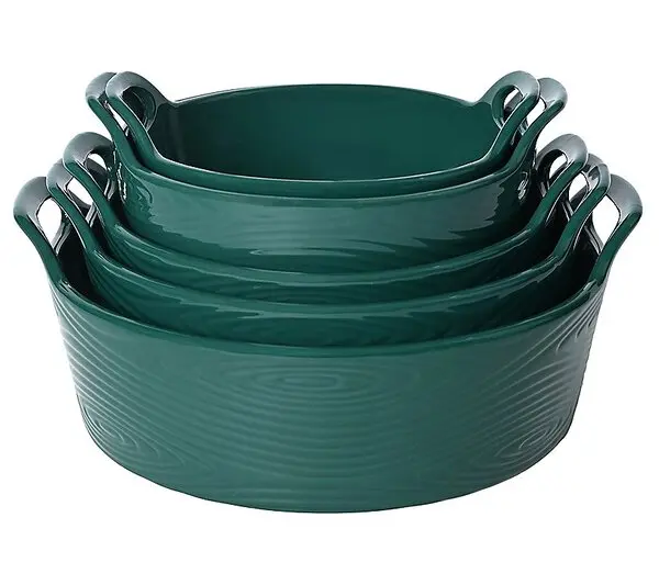 TEMP-TATIONS Woodland 5-piece Round Nestable Bake Set