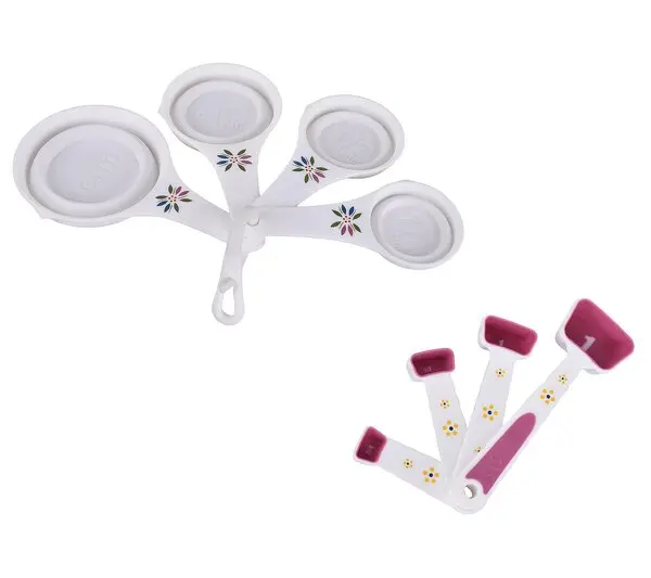 TEMP-TATIONS 8-piece Collapsible Measuring Cup & Spoon Set