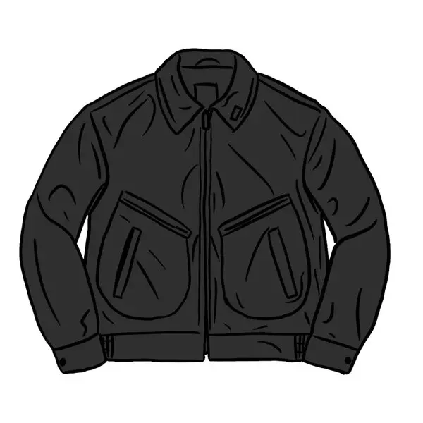 Supreme Schott Leather Work Jacket - Black | Editorialist