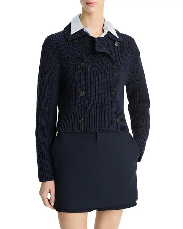 Vince Double Breasted Sweater - Coastal