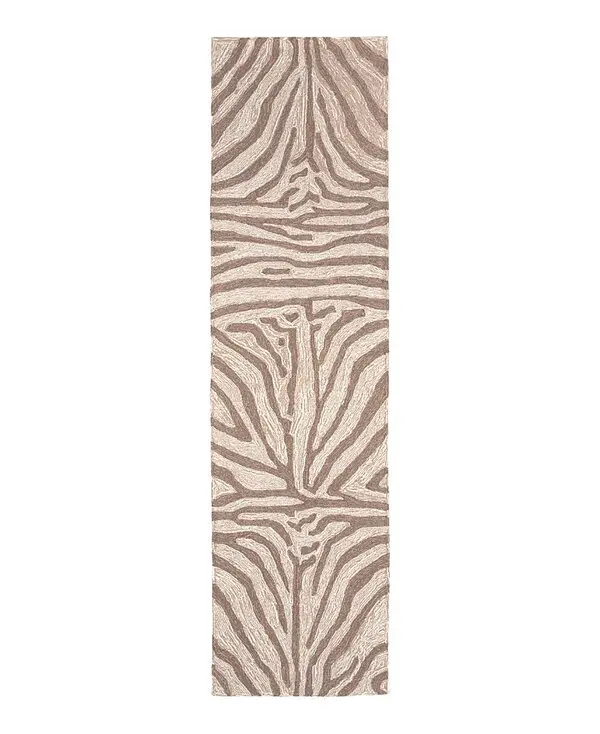 LIORA MANNE Ravella Zebra Runner Area Rug, 2' X 8