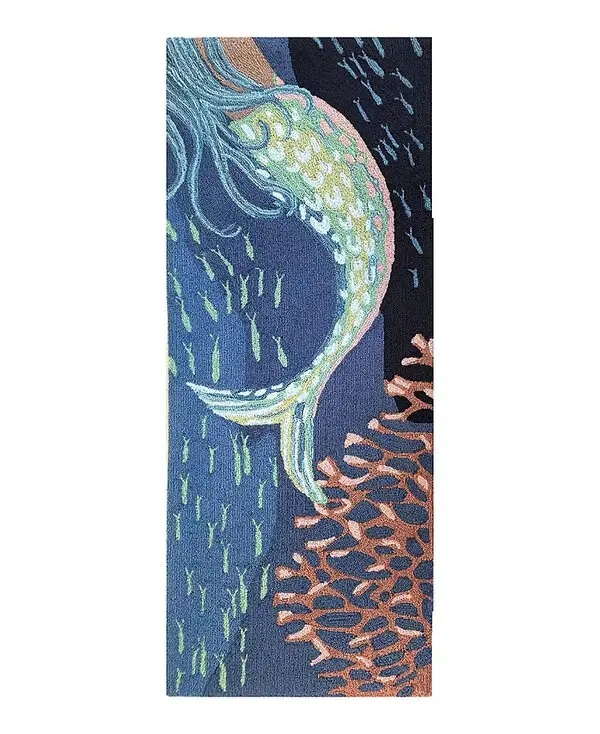 LIORA MANNE Frontporch Siren Sighting Runner Area Rug, 2' X 5