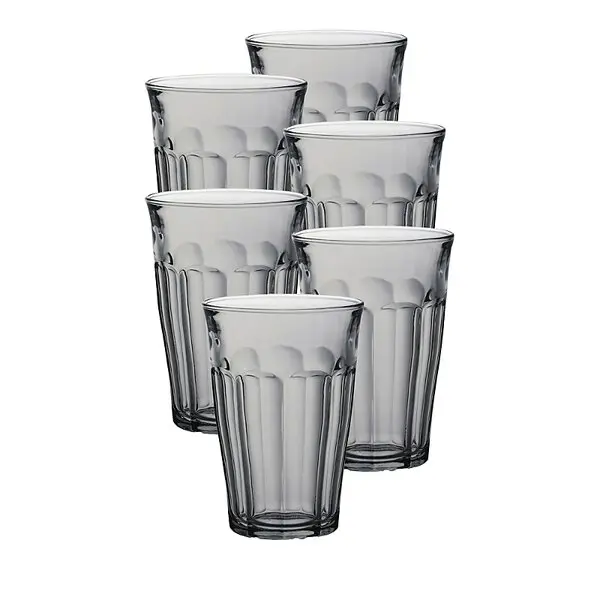 DURALEX Picardie 12.12 Oz. Tumbler, Set Of 6 - Gray