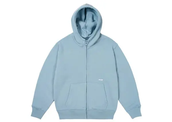 PALACE 5g Zip Hood - Hazy Blue