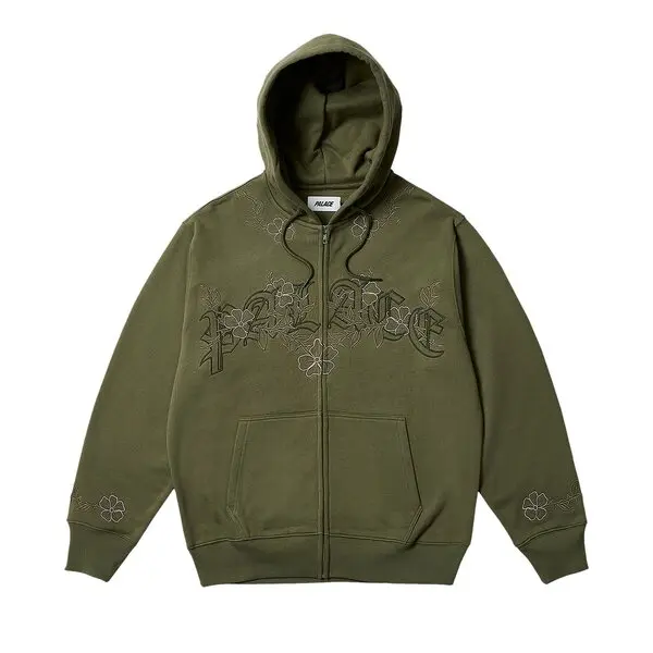 PALACE Flexus Zip Hood - Green