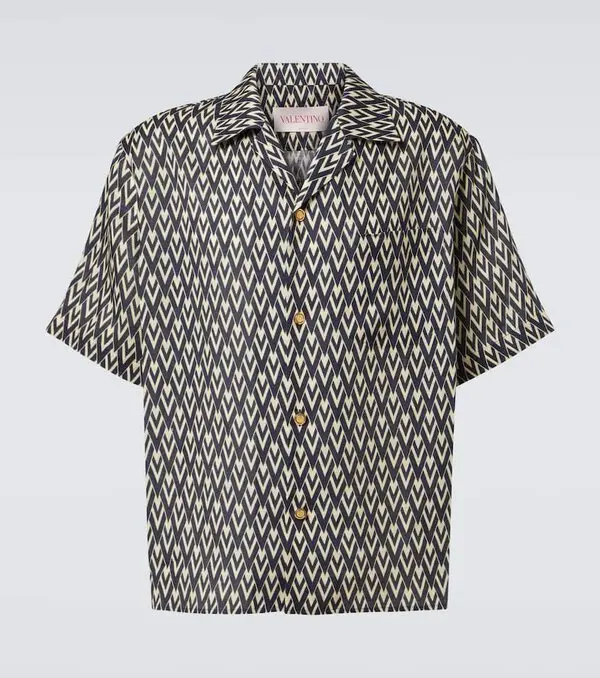 Valentino Garavani Toute La V Linen Shirt
