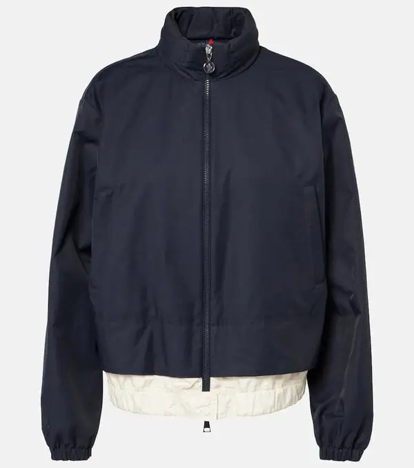 Moncler Janze Cotton-blend Twill Down Jacket - White