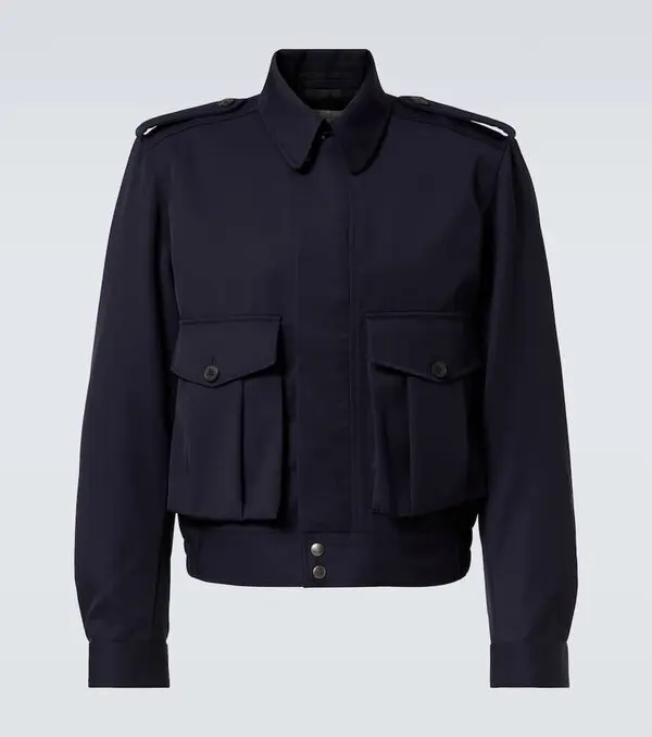 Dries Van Noten Wool Gabardine Jacket