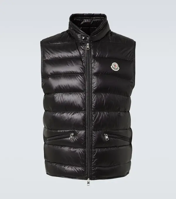 Moncler Gui Quilted Down Vest - Black