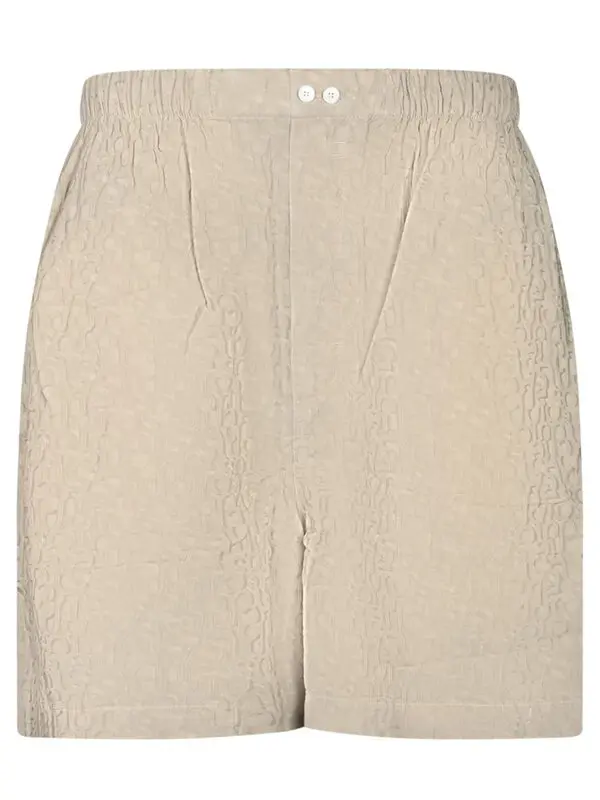 Acne Studios Jacquard Fabric Shorts - Grey